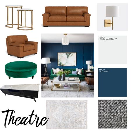 Theatre Interior Design Mood Board by michelledark - Style Sourcebook