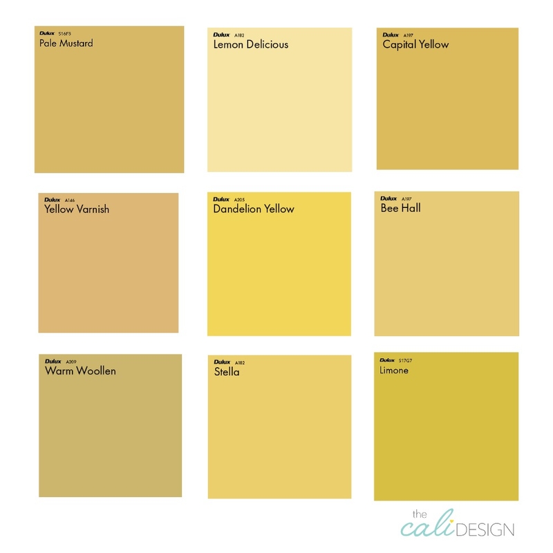 yellow Interior Design Mood Board by The Cali Design - Style Sourcebook