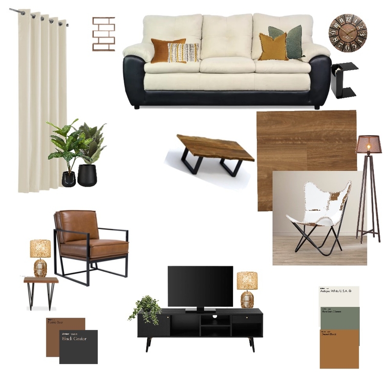 Modern Rustic Interior Design Mood Board by Helene18 - Style Sourcebook