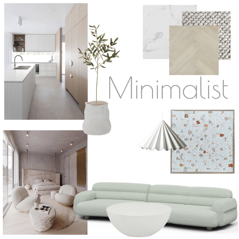 Minimalist Interior Design Mood Board by Phoebe Kenelley - Style Sourcebook