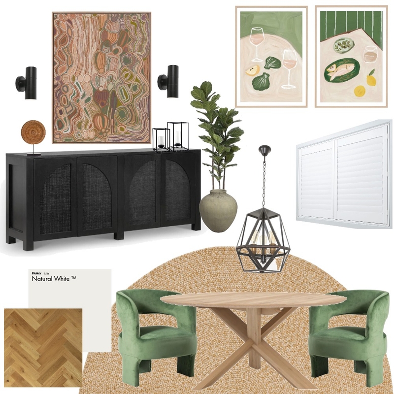 Dining Table Sample Board Interior Design Mood Board by Nicole ...