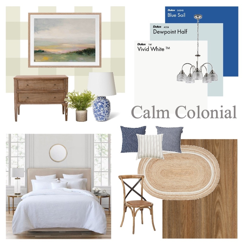 Calm Colonial Mood Board Interior Design Mood Board by macalljudd ...