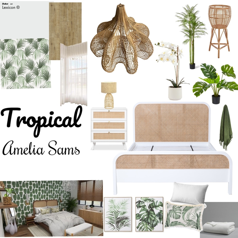 Tropical Mood Board Interior Design Mood Board by ASams - Style Sourcebook