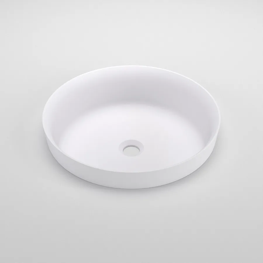 Celine Semi-Inset Basin - Matte White by ABI Interiors Pty Ltd - Style ...