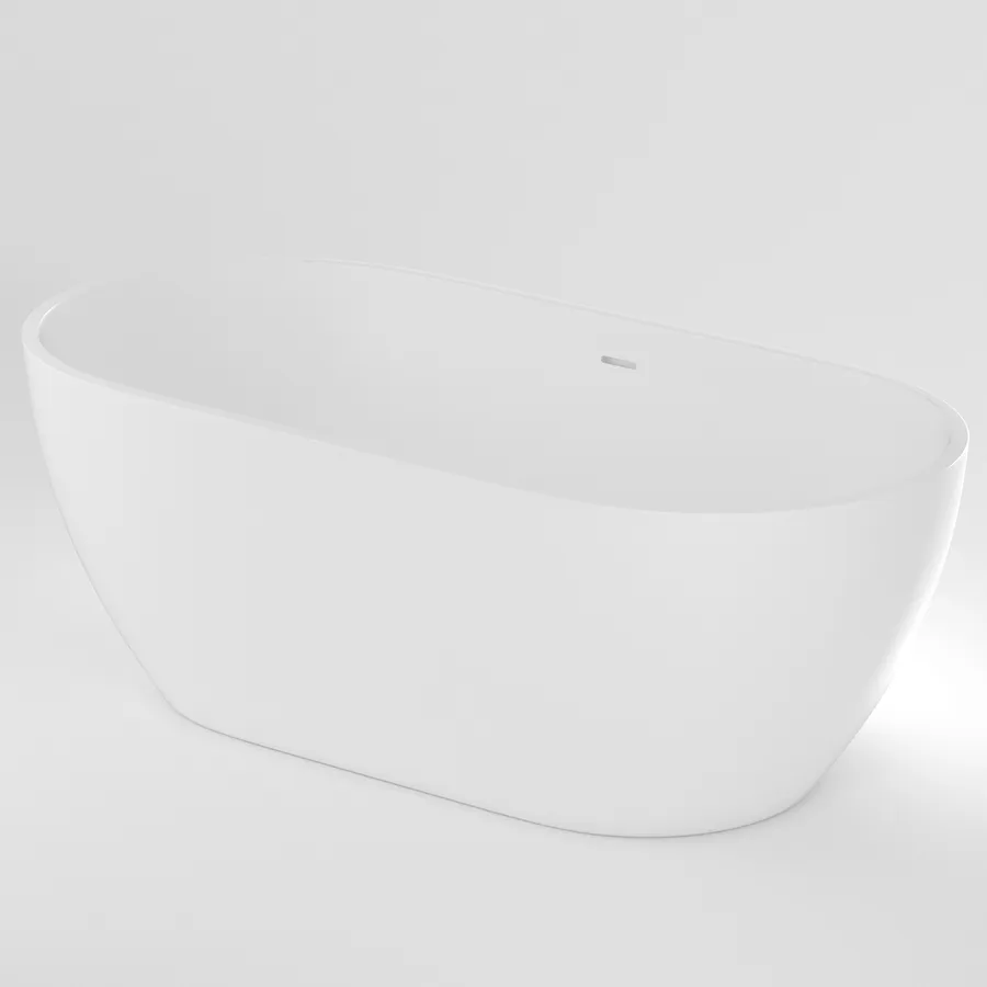 Scala Acrylic Freestanding Bath - 1650 Matte White by ABI Interiors Pty ...
