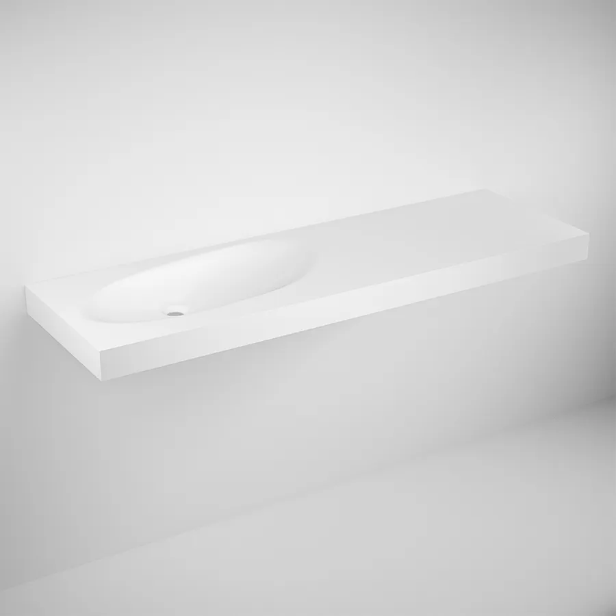 Azure Wall-Mounted Basin by ABI Interiors Pty Ltd - Style Sourcebook