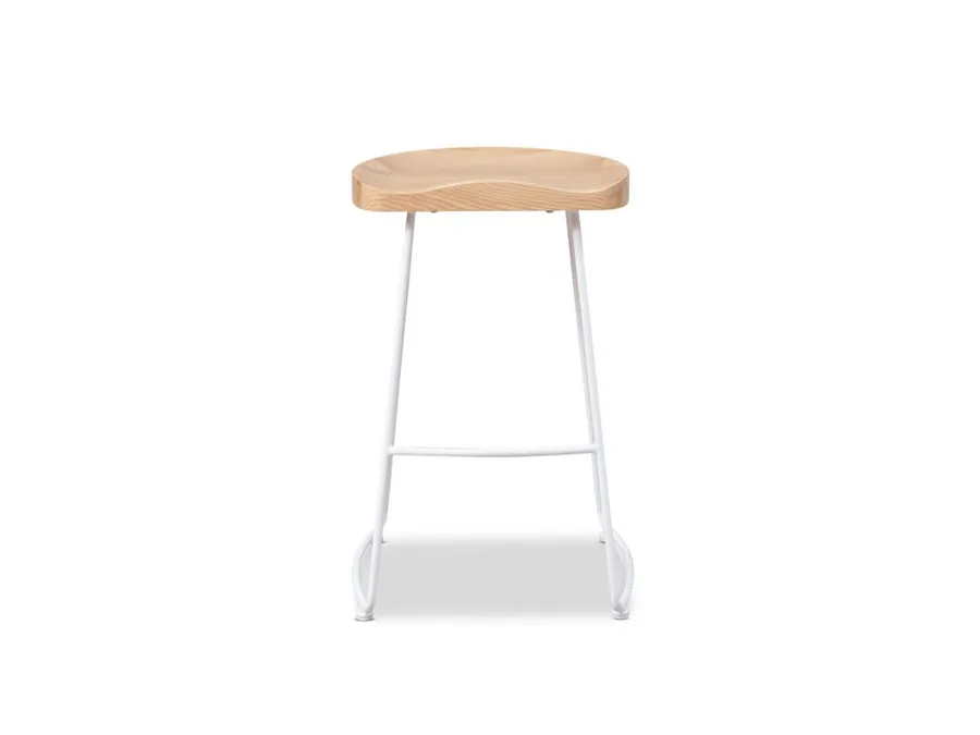 Levi Bar Stool - White by Mocka - Style Sourcebook
