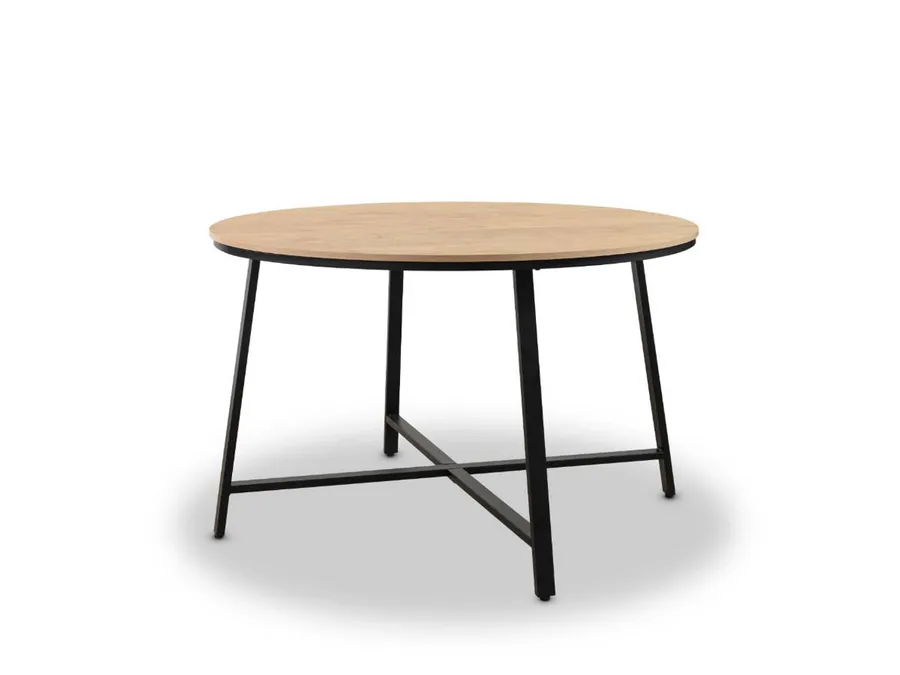 Reese 4 Seater Dining Table - Black by Mocka - Style Sourcebook