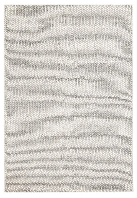 Helena Woven Wool Rug Grey White by Style My Home - Style Sourcebook