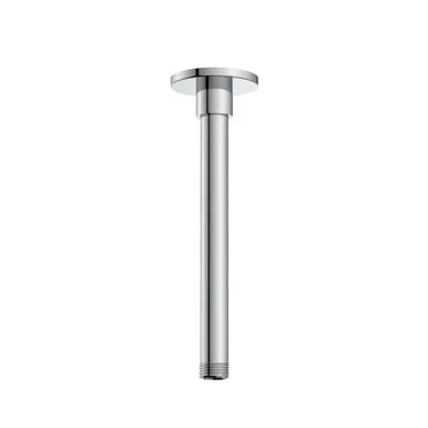 Shower Arm Ceiling Mount Straight Round Rail 200mm | Made From Brass In ...