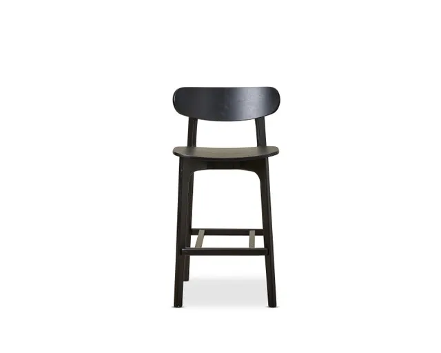 Leon Bar Stool - Black by Mocka - Style Sourcebook