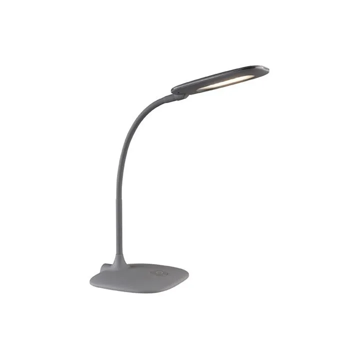 Bryce LED Task Lamp, Grey by Mercator - Style Sourcebook