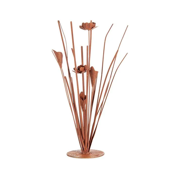 Sora Rustic Metal Grassy Plant Sculpture by Want GiftWare - Style ...