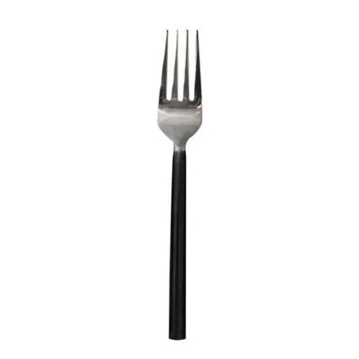 French Country Black Handle Forged Iron Dinner Fork by Provencal ...