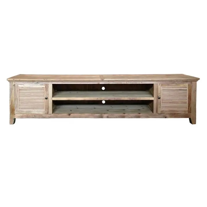 Croix Reclaimed Elm Timber 2 Door TV Unit, 200cm by Montego - Style ...