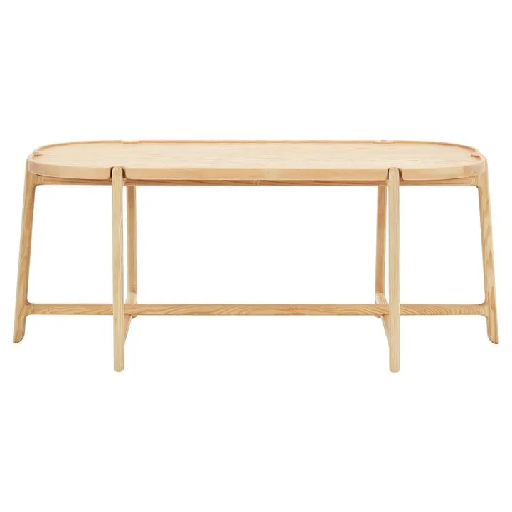 Nofu Flow Ashwood Coffee Table, 120cm, Natural by Nofu Furniture ...