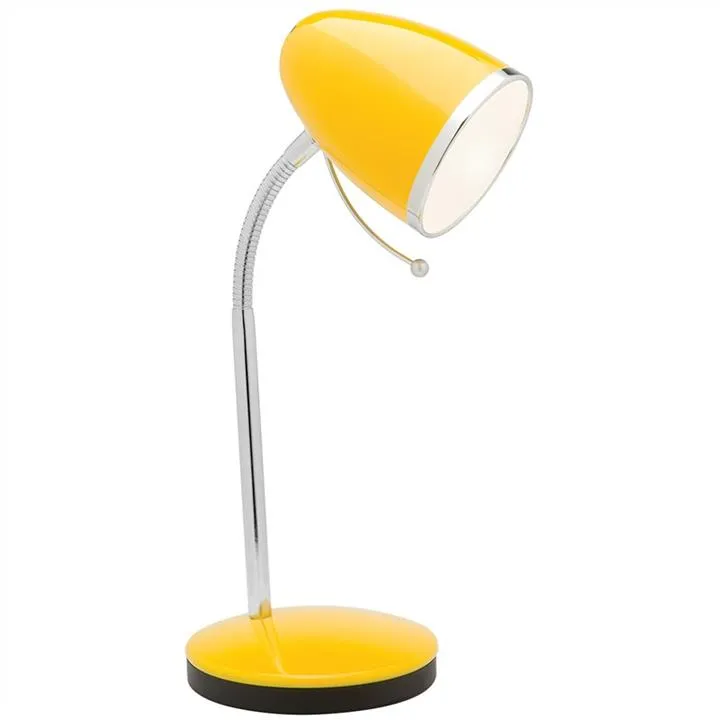 Sara Metal Table Lamp, Yellow by Mercator - Style Sourcebook