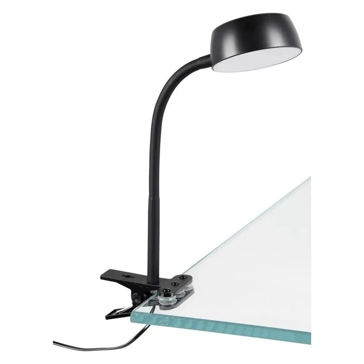 Ben LED Clamp Desk Lamp, Black by Eglo - Style Sourcebook