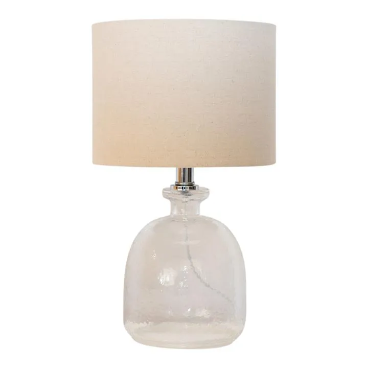 Siros Glass Base Table Lamp by OneWorld Collection - Style Sourcebook