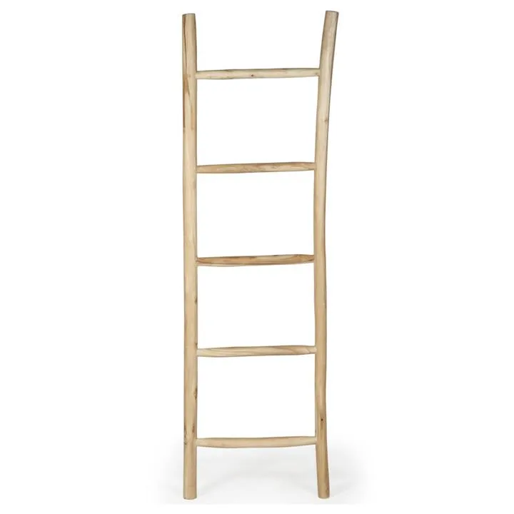 Amarillo Teak Timber Ladder Display Rack By Ambience Interiors Style Sourcebook