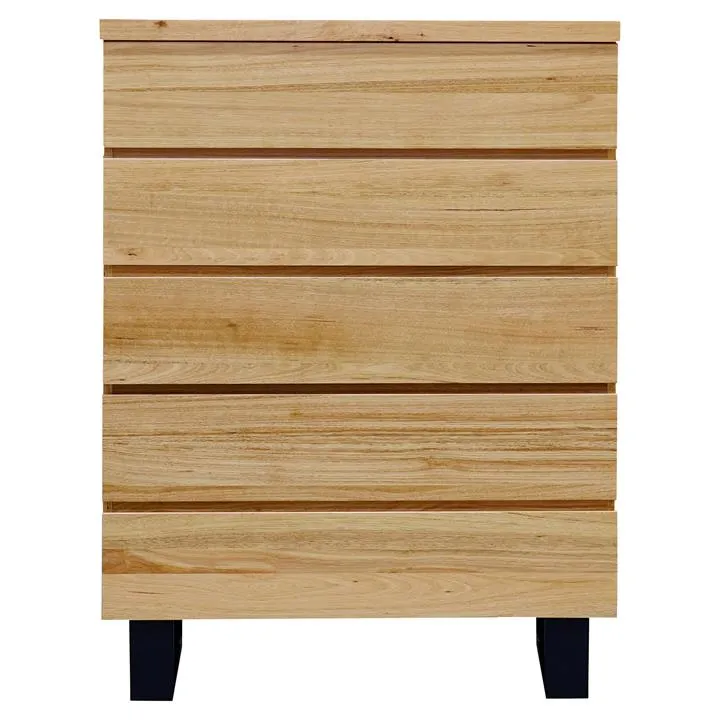 Collerina Messmate Timber 5 Drawer Tallboy by Mossel Dalton - Style ...