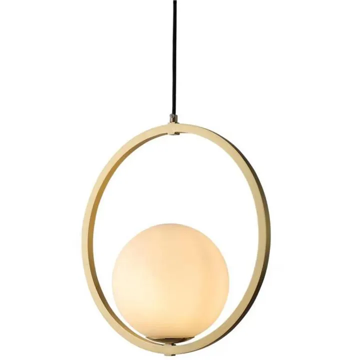 Oscar Glass & Metal Pendant Light by Laputa Lighting - Style Sourcebook