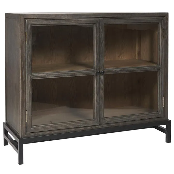 Corso Elm Timber 2 Door Sideboard, 120cm by Canvas Sasson - Style ...