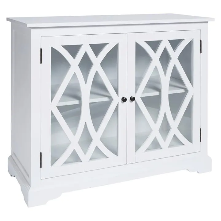 Boston Timber 2 Door Sideboard, 112cm, White by Canvas Sasson - Style ...