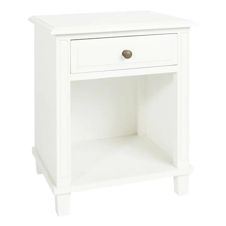 Shelter Poplar Timber Bedside Table by Canvas Sasson - Style Sourcebook