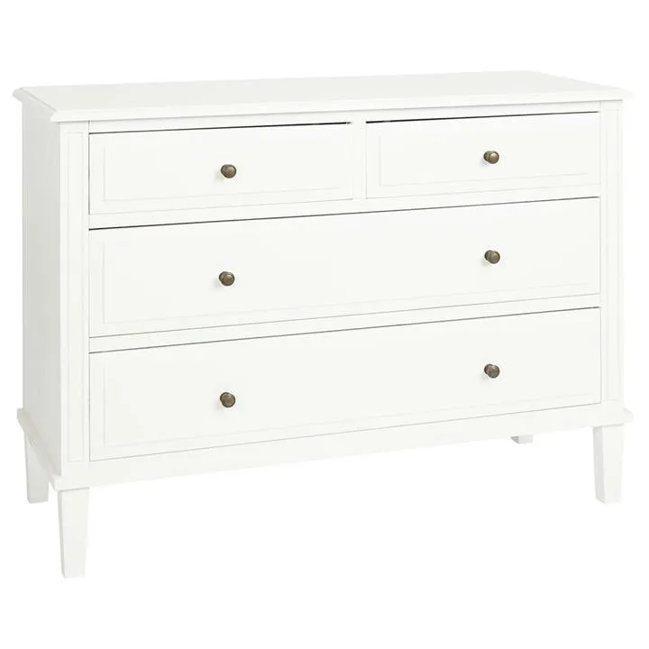 Shelter Poplar Timber 4 Drawer Chest by Canvas Sasson - Style Sourcebook