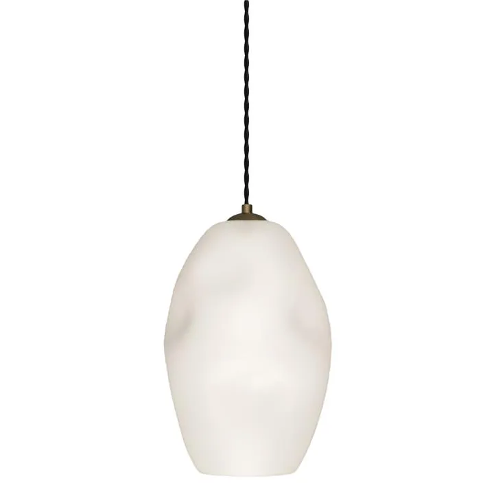 Organic Pendant Light, Large, White / Iron by Lighting Republic - Style ...