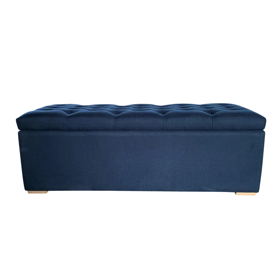 Abigail' Upholstered Storage Box Large by Style My Home - Style Sourcebook