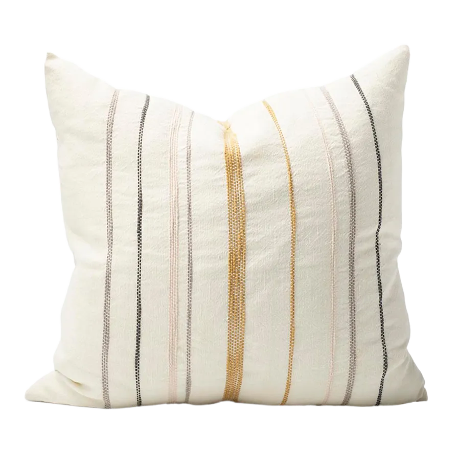 Moro Cushion - Off White with Multi Stitching by Eadie Lifestyle ...