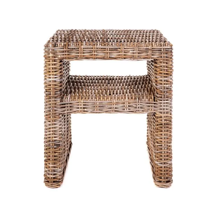 Banjo Rattan Side Table by ETC - Style Sourcebook